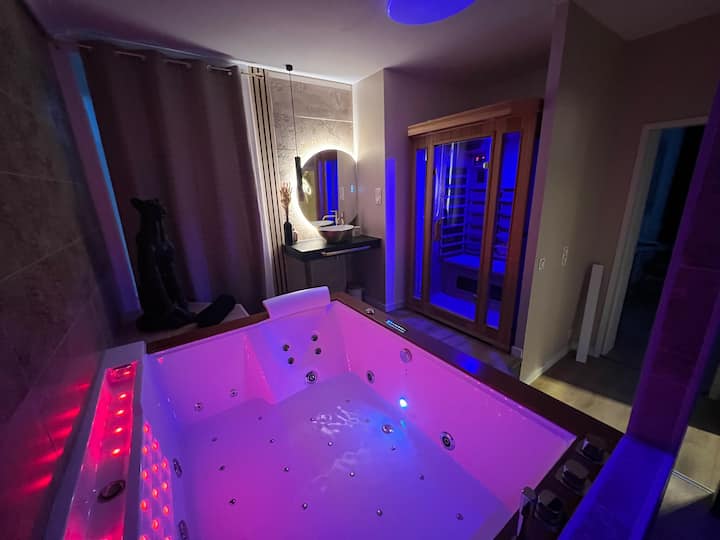 Suite Kalypsô, Romantisme, Balnéo Et Sauna Privé. - Moëlan-sur-Mer