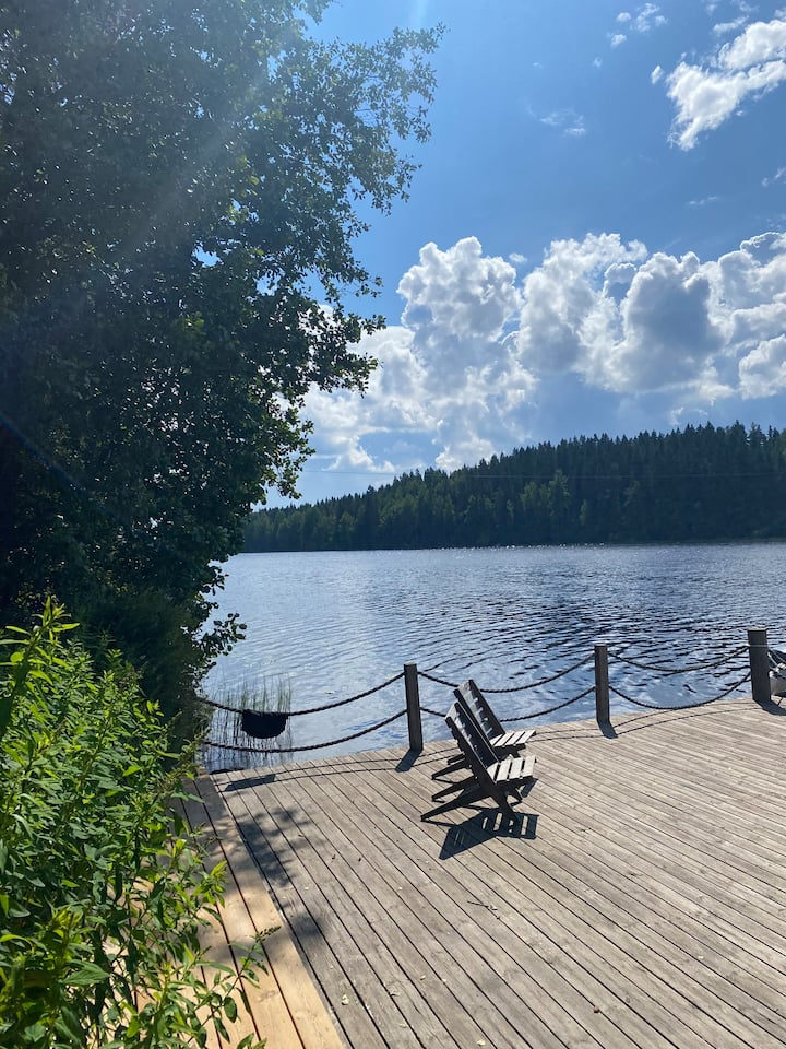 Idyllinen Mökki Ja Rantasauna - Kuopio