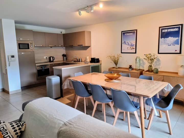 Luchon Superbe Appartement 80m2 Vue Montagne 180° - Les