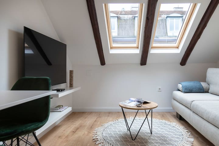 Modern Loft With Gallery In City Center - ザグレブ