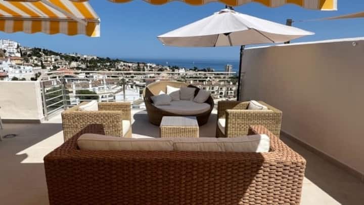 Penthouse, Large Terrace W/view, Booking For 2017 - Costa del Sol
