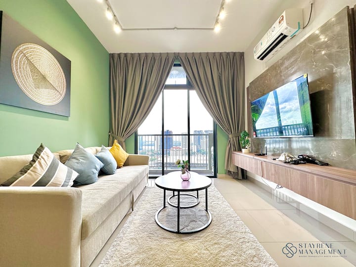 Twin Tower·spacious 3br 9pax Mahjongwifi/near Ciq - ジョホール