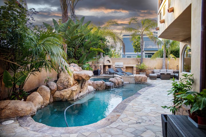 Large Home, Amazing Pool & Spa At Moonlight Beach! - Encinitas, CA