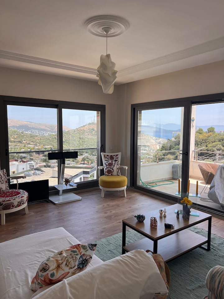 New Apt With Gorgeous Views In Bodrum (Central) - Bodrum