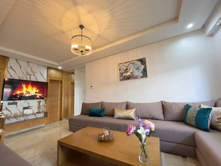 Moderne 2 Chambres Avec Jardin Et Piscine - Agadir