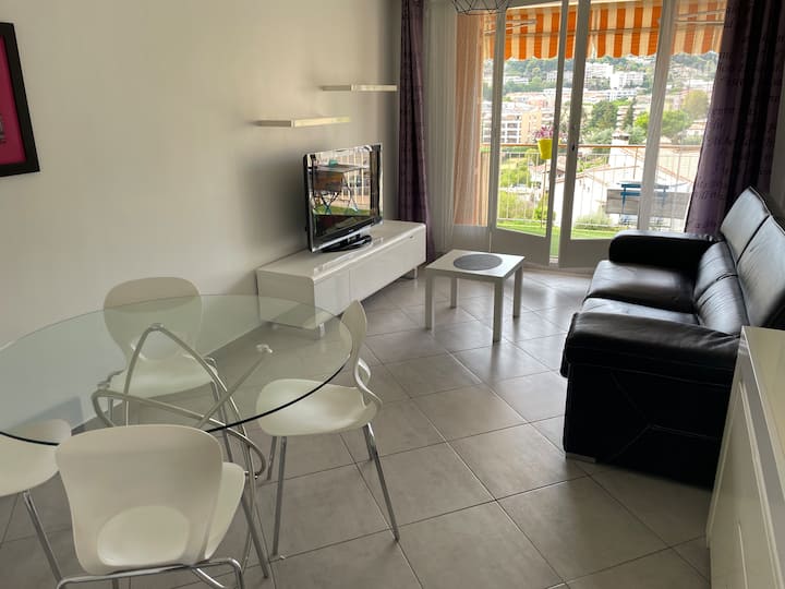 3 Pieces à12 Mn à Pied De La Mer - Cagnes-sur-Mer