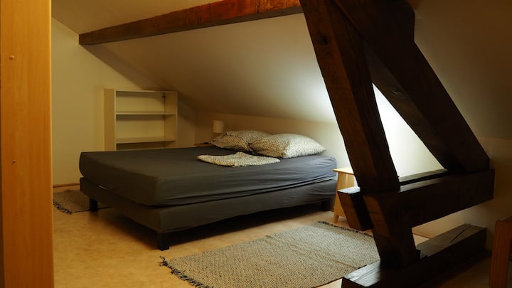 Limite Grenoble Petit Studio 2 Pièces Sdb Mansardé - Sassenage