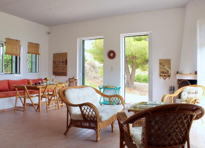Caper & Olive Mountain Cottage - Эгина