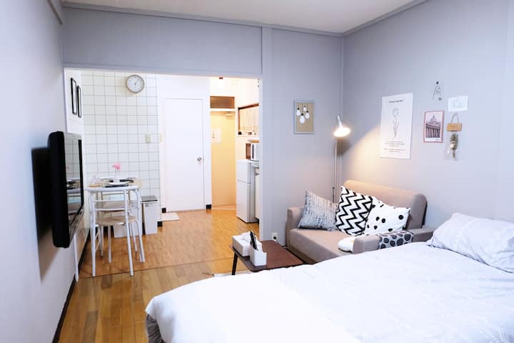 夢の舎#106・吉祥寺駅徒歩4分/井の頭公園3分/最大3名/wi-fi/新宿渋谷直通/ジブリ美術館 - 武蔵野市