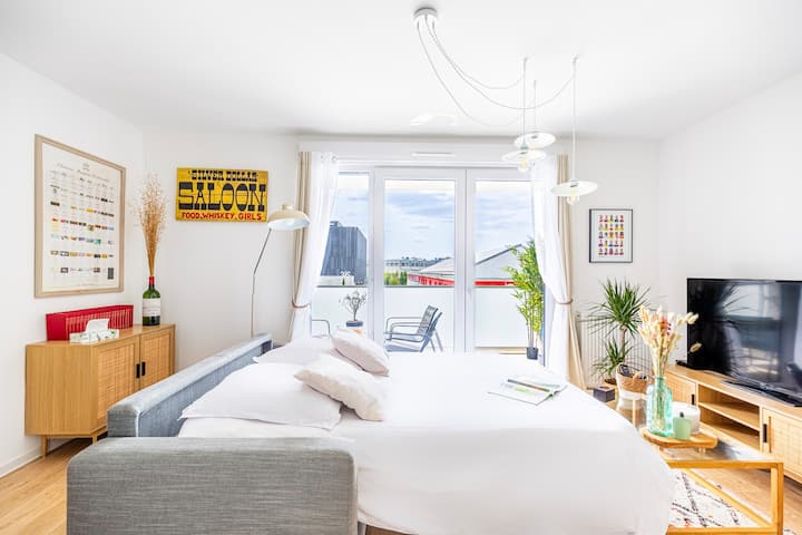La Belle Rose | Appartement Proche Gare Bordeaux - Villenave-d'Ornon