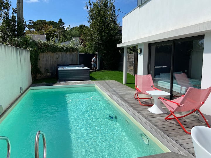 Villa Piscine & Jacuzzi  4 Chambres - Le Pouliguen