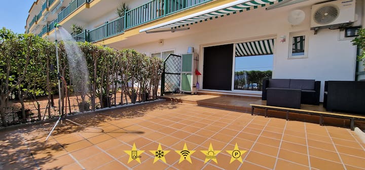 Loft+free Parking+optical Fiber+playa 100m+yard - Empuriabrava