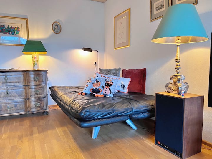 Großzügige Wohnung, Bergblick, Vintage - Sonthofen