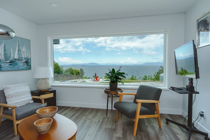 Sea Breeze: Panoramic Ocean Views With A/c - Nanaimo