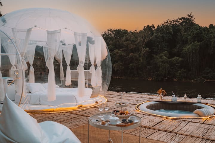 Floating Bubble House Near Bangkok - Kanchanaburi