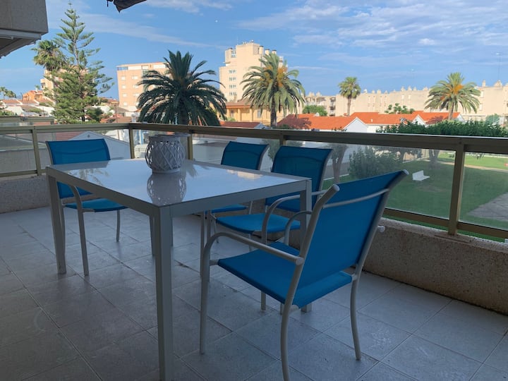 Apto A 50m De La Playa Con Terraza Y Piscina - Peniscola