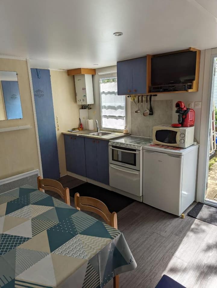 Mobilhome Oléron Cotinière 5 Pers Piscine & Vélos - Saint-Pierre-d'Oléron