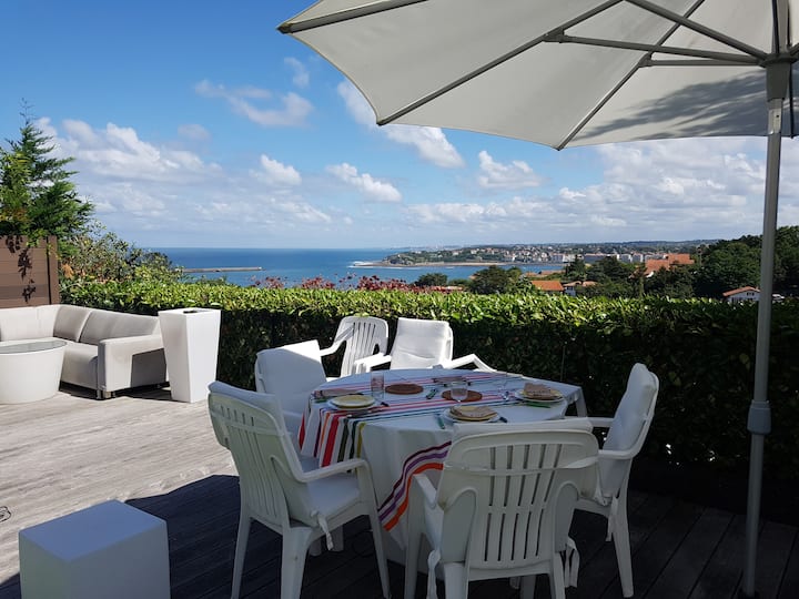 4 Couchages-jardin Avec Vue Mer - Baie de Loia