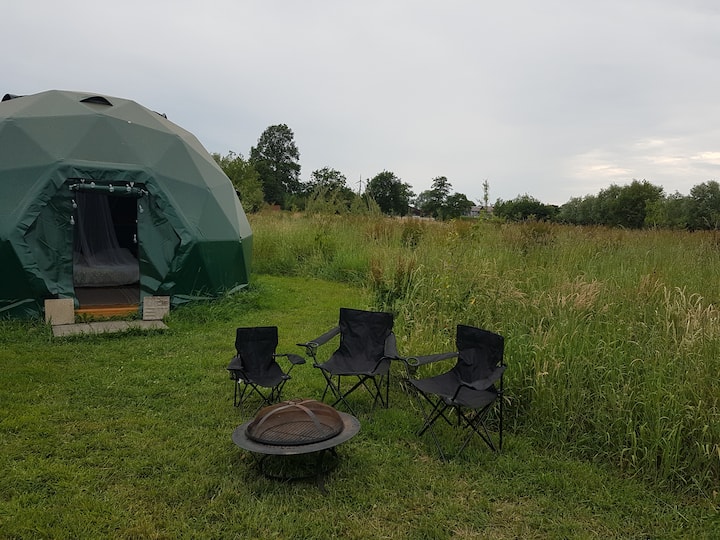 Glamping Droomdome In Voedselbos - Barneveld