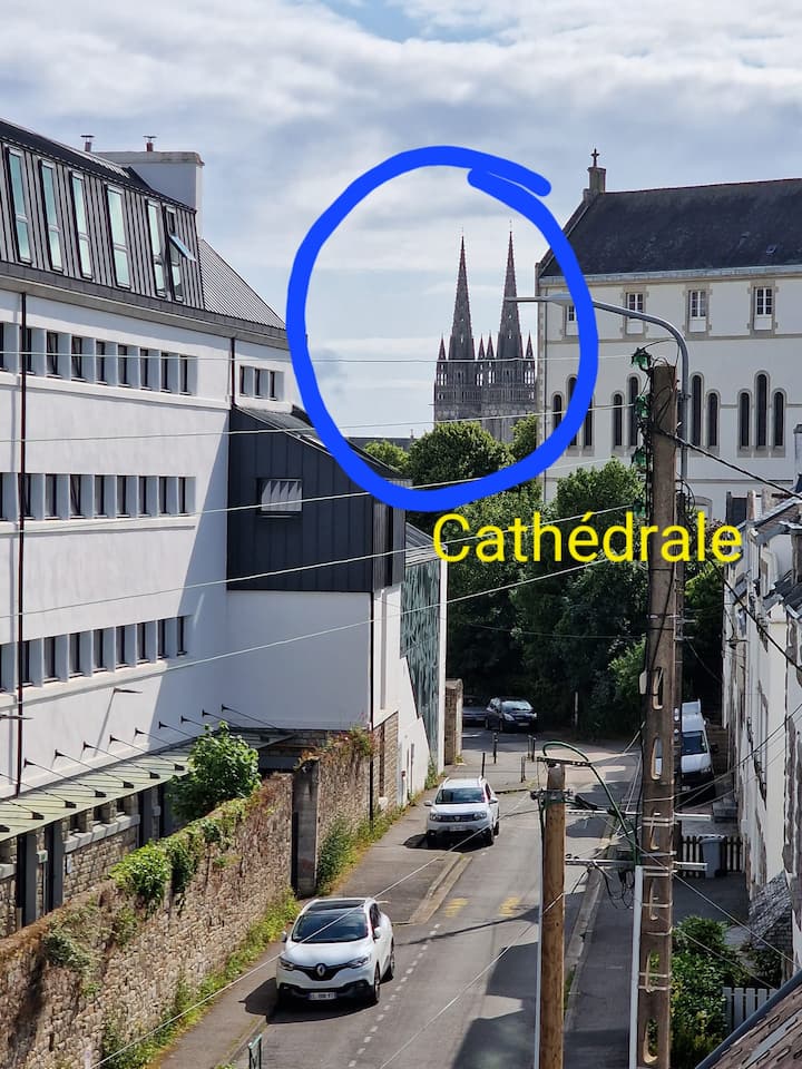 ÉTage Privatif Près De La Cathédrale - Quimper