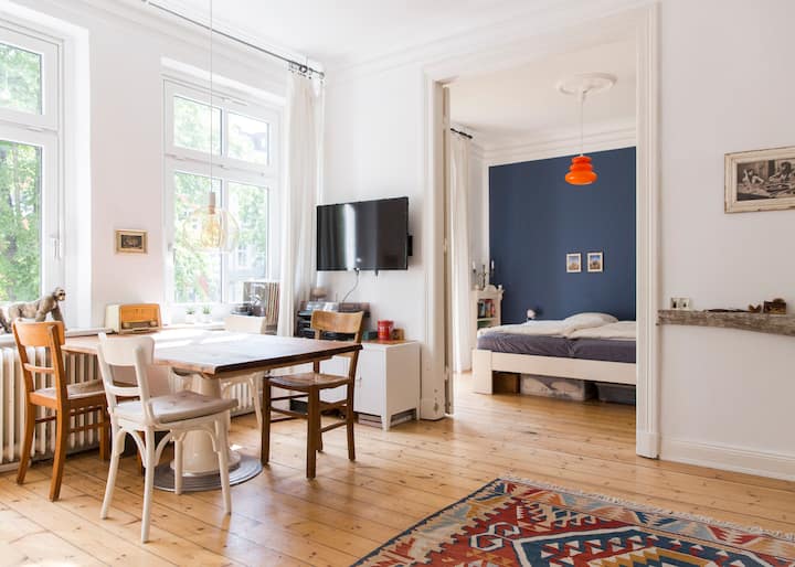 Helle, 3 1/2 Zi.-altbauwohnung - Hamburg