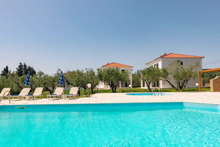 Two Bedroom Villa | Shared Pool | Antigoni - Zakynthos