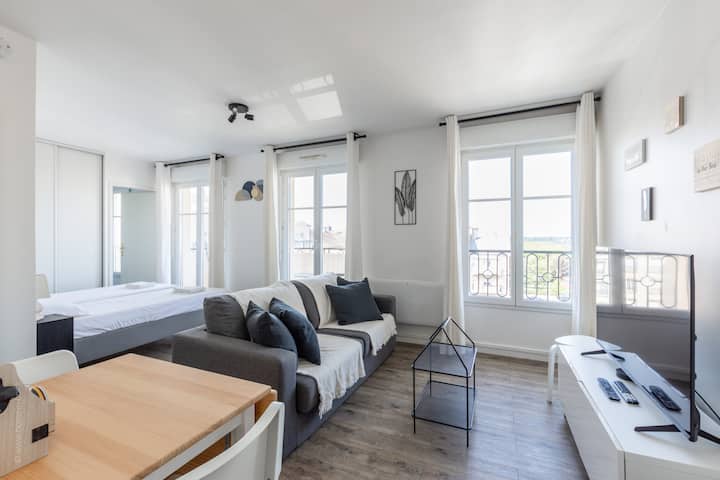 Studio Cosy Proche Disney, Idéal 4p, Wifi+parking - Marne-la-Vallée
