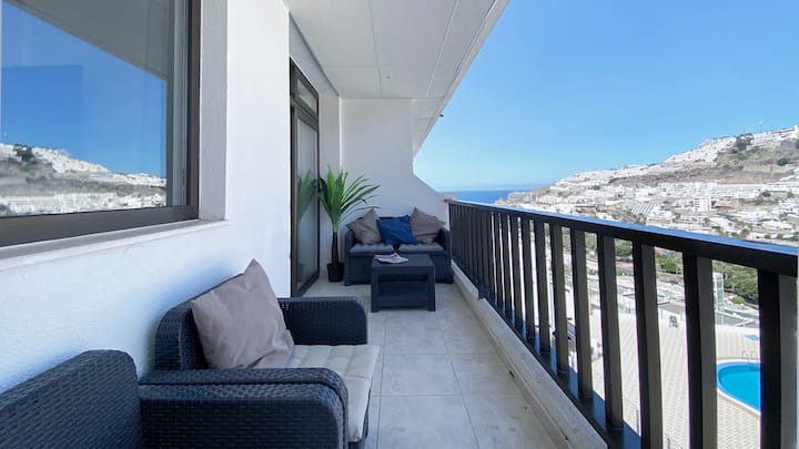 Hel Lejlighed M. Altan Og Udsigt - Gran Canaria