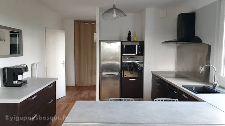 Grand T2 Lumineux Sur Vue Montagne - Saint-Jean-de-Luz