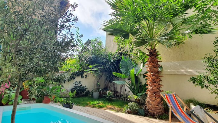 Maison Tropicale Au Centre-ville - Montpellier