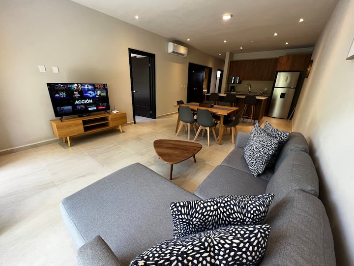 Coto 11+3 Hab+lavadora+alberca+áreas Verdes - Playa del Carmen