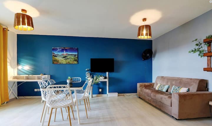 T3 Le Frangipanier - Terrasse/jardin & Jacuzzi - Saint-Denis