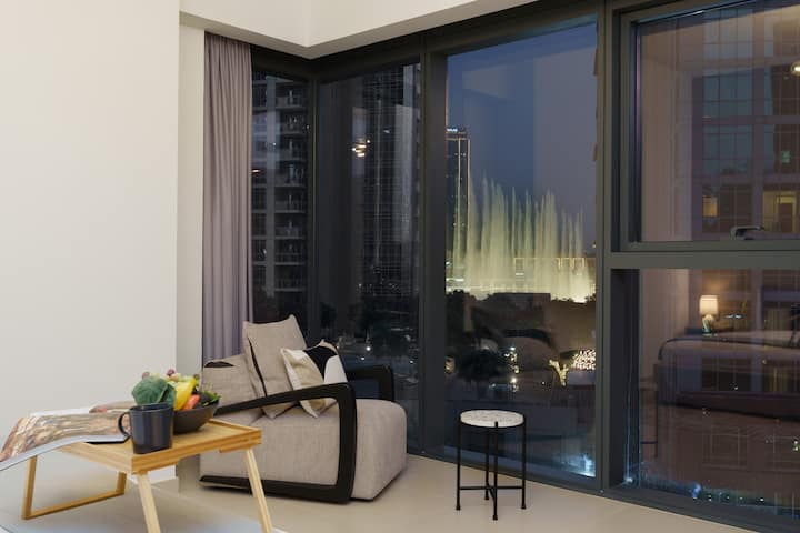 Luxury 2bedroom W/ Burj Khalifa & Fountain Views - Dubaï