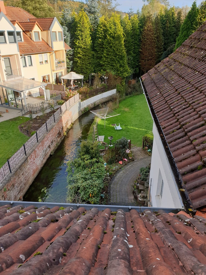 Schöne 3 Zimmer Wohnung Am Bach - Jossgrund