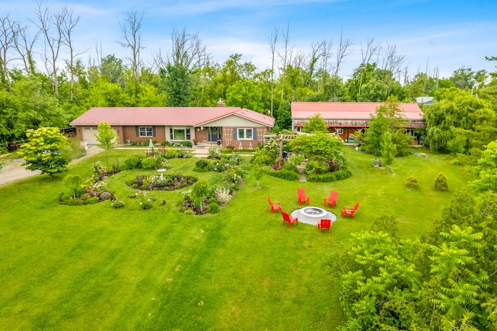 The Eden Cottage-family Kindly-orchard Views-sauna - Four Mile Creek State Park, Youngstown