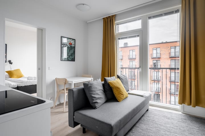 Business Apartment, 1 Bedroom, Parking - Raisio