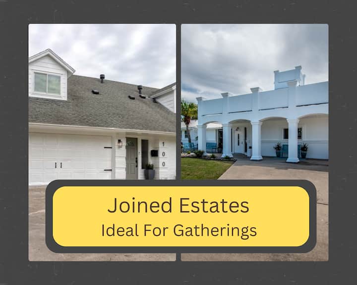 Sleeps 32 - Spectacular Adjoining Homes Waits - Corpus Christi, TX