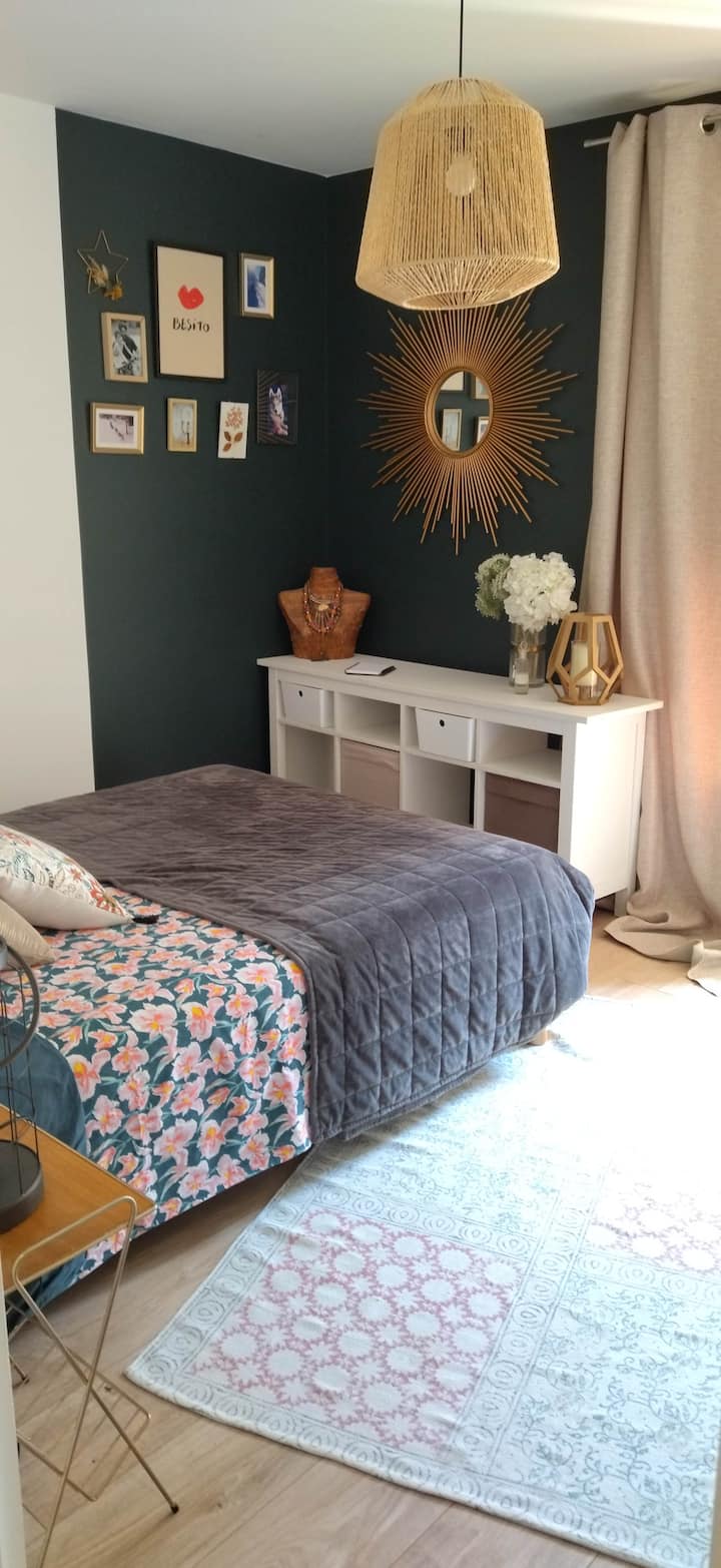 Chambre Cosy Avec Accès Balcon - Paray-le-Monial