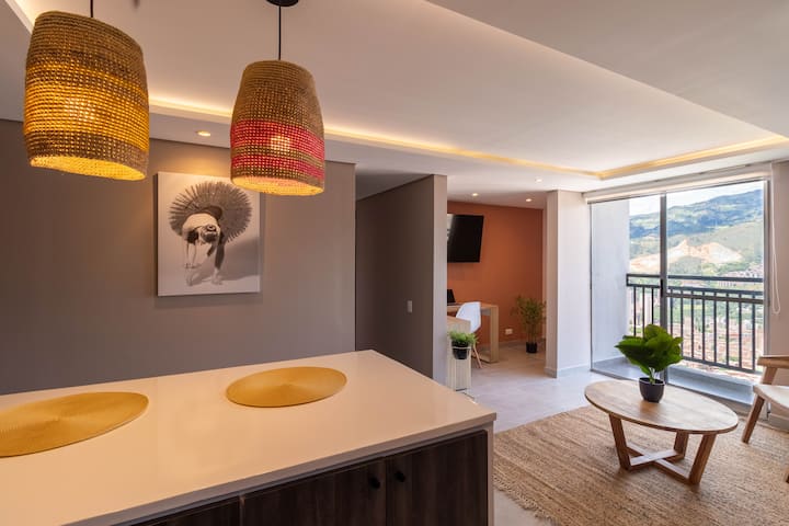 Cozy Apartment With Amazing View Of The City - Bello, Colombia
