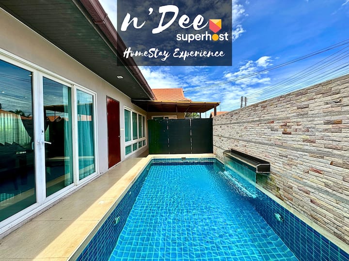 Cocoon Pool Villa By N'dee @ The Ville Jomtien - Pattaya City