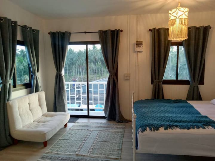 Charming Hillside Sun Bungalow - 帕岸島