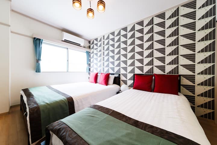 Dotonbori/maximum 9people/3ldk/japanese-style Room - 伊丹市