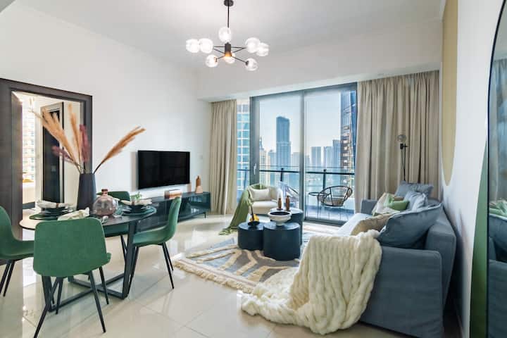 Stylish 1 Br Apartment In Silverene Tower!sleeps 3 - Dubai Marina