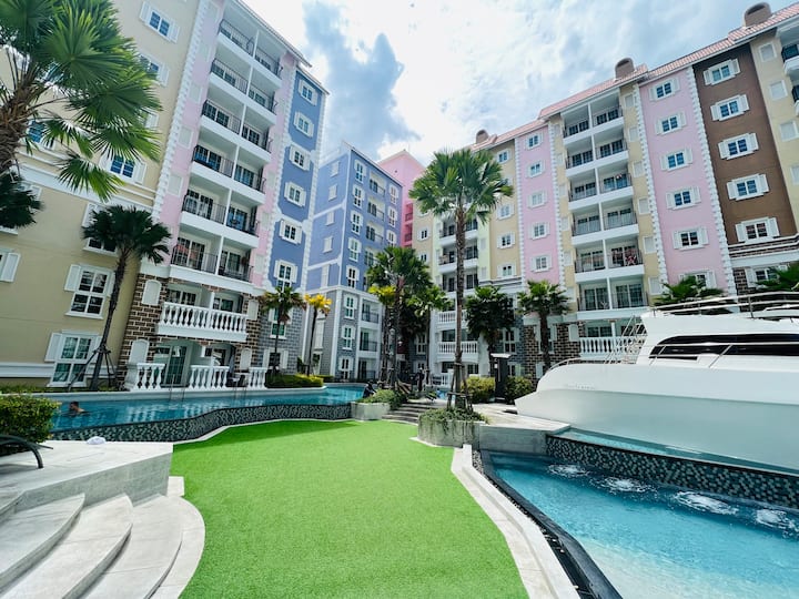 1/@332r/seven Seas Côte D'azur安静的公寓离海边300米 - Pattaya City