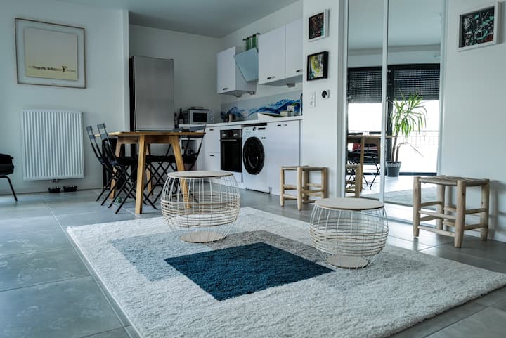 Lumineux T2 à 100 M Du Marché - Cap Ferret