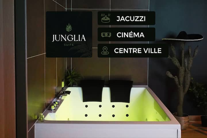 Junglia Suite - Spa & Ciné - Bourg-en-Bresse
