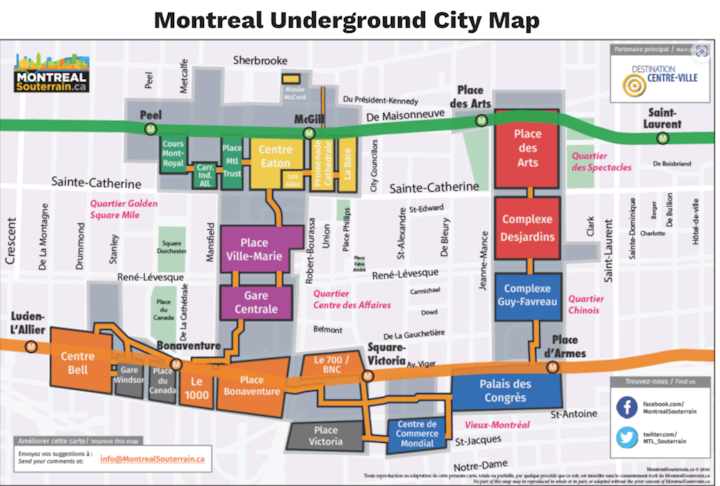 Skybridge To The Underground City - 3 Beds 2 Baths - Montreal