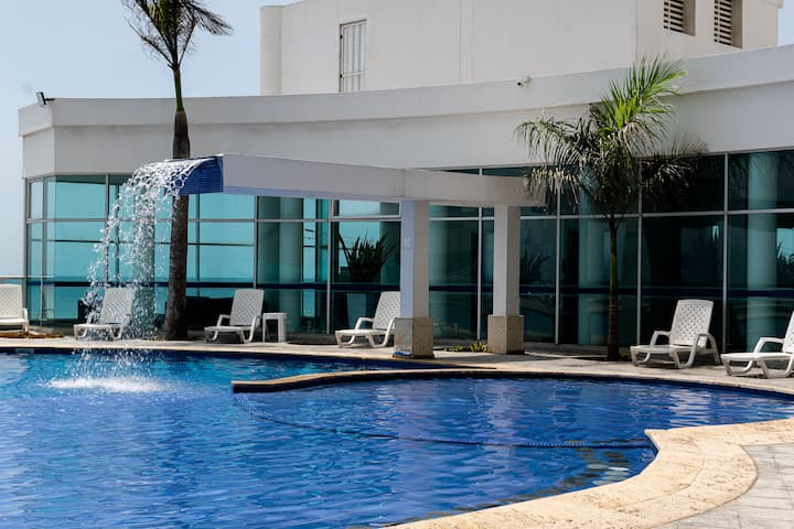 Apartment Sea View Floor 7/palmetto 1 / Bocagrande - Cartagena