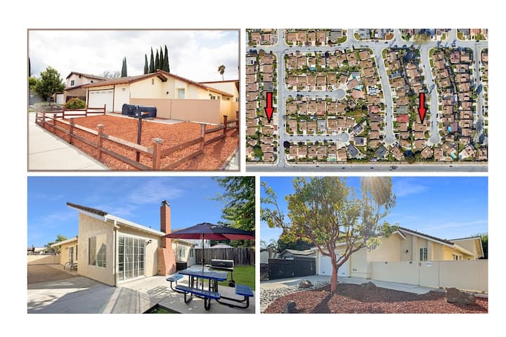 2homes_2k,4q,8s,8sb_slp28_p+_ezfwy_ev_ac_kt_wifi - Morgan Hill, CA