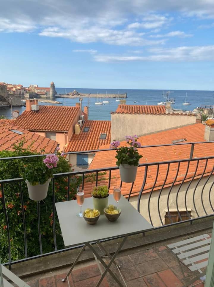Maison De Pêcheur, Vue Mer, Proche Plage, Wifi. - Port-Vendres